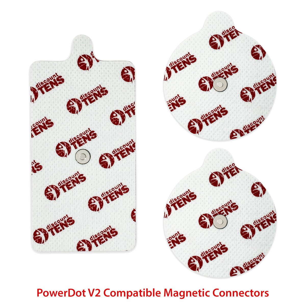 PowerDot 2.0 Compatible Electrodes 12 Pack. (Magnetic Connector ...